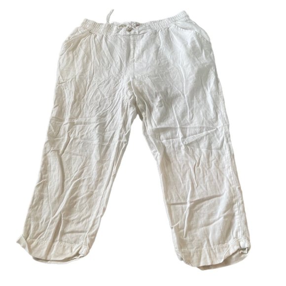 No brand / Not sure | Pants & Jumpsuits | Como Vintage White Linen ...